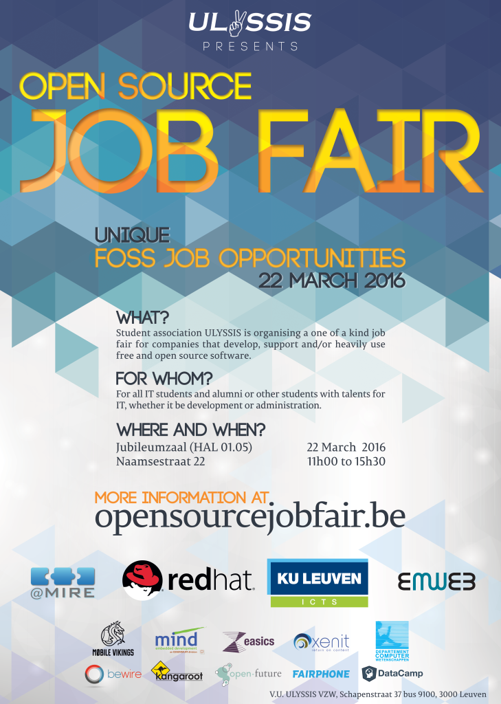 ULYSSIS Open Source Job Fair « ULYSSIS | Unix Lovers Yield Student ...